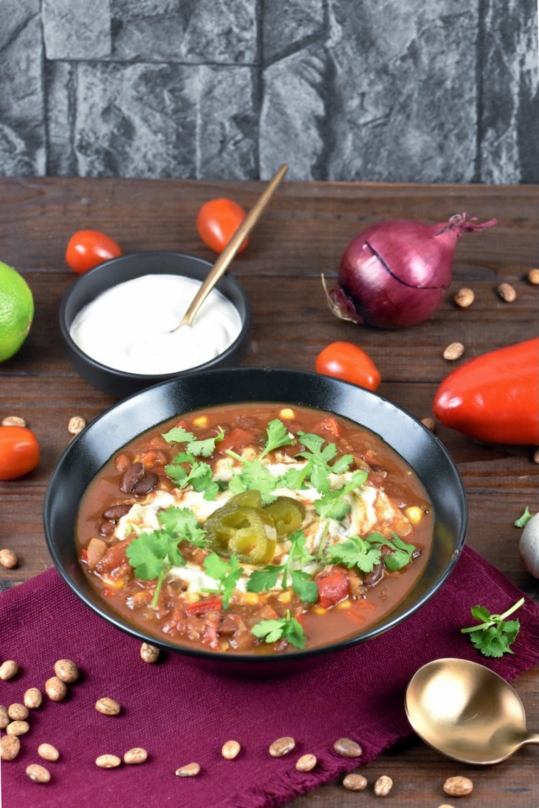 Chili sin Carne – Bohneneintopf ohne Fleisch | Zimt & Chili
